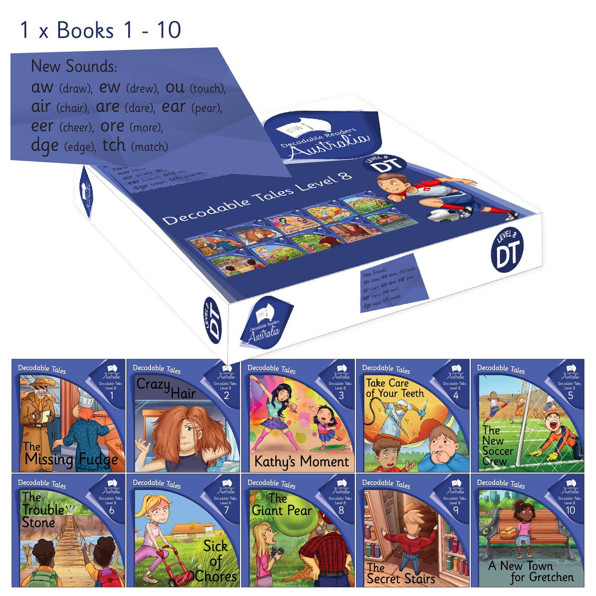 Decodable Tales Level 8 - Individual Set – Decodable Readers Australia
