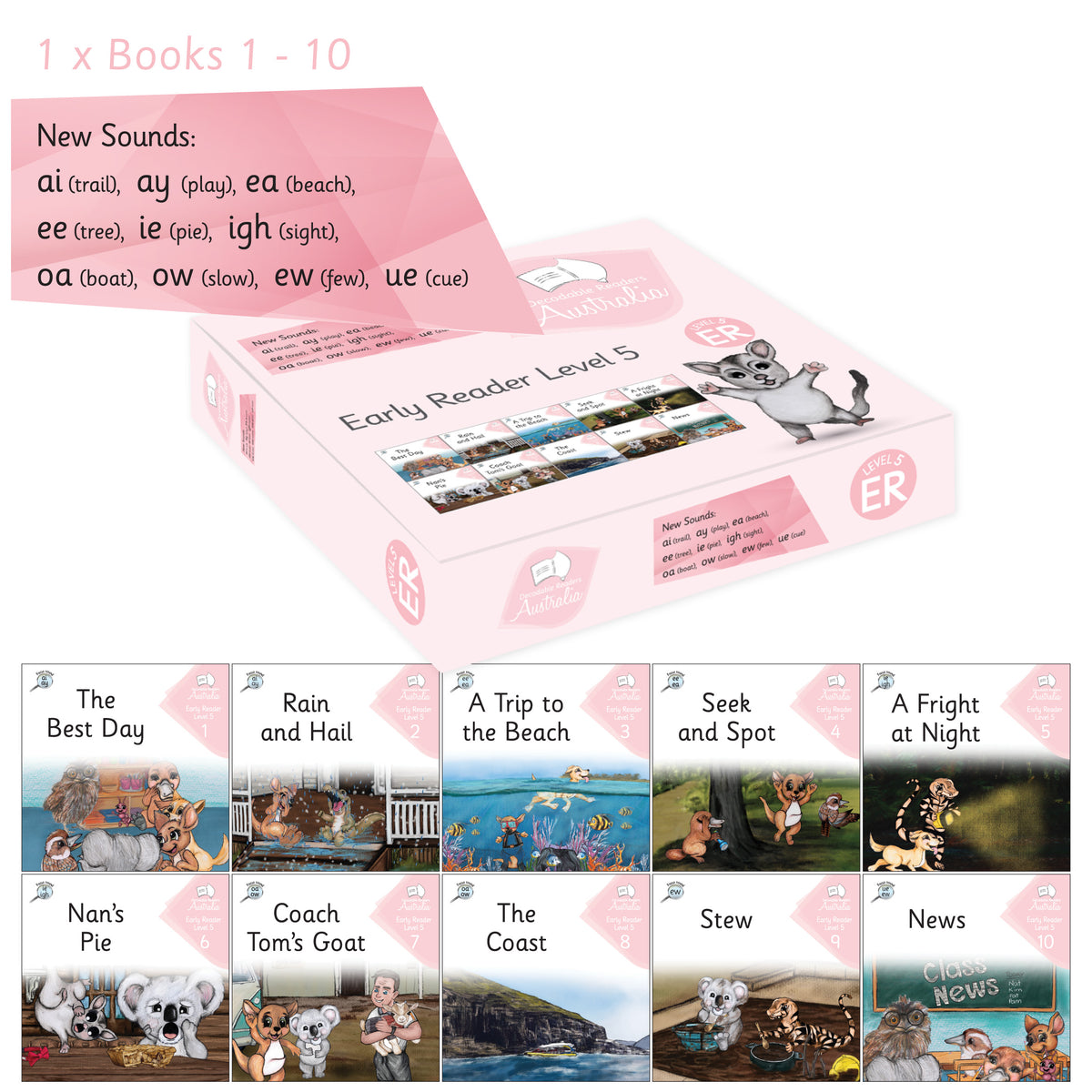 Early Readers Fiction Level 5 - Individual Set – Decodable Readers ...