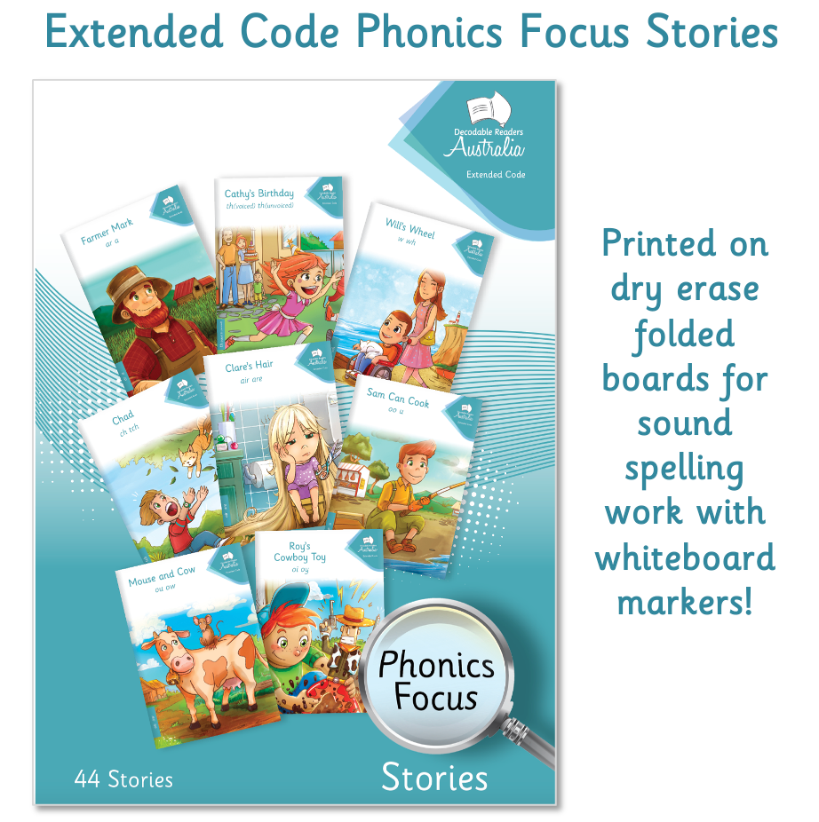 Extended Code Phonics Focus Stories- Individual Set (44 stories ...