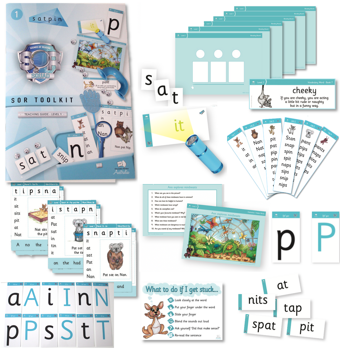 TOP UP KIT - SOR Toolkit (Sounds Of Reading) Level 1 - 8 - Classroom K ...
