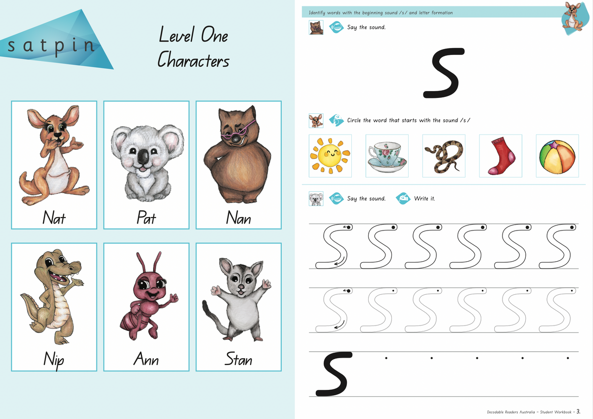 Phonics Workbook Level 1-3 - Classroom Pack – Decodable Readers Australia