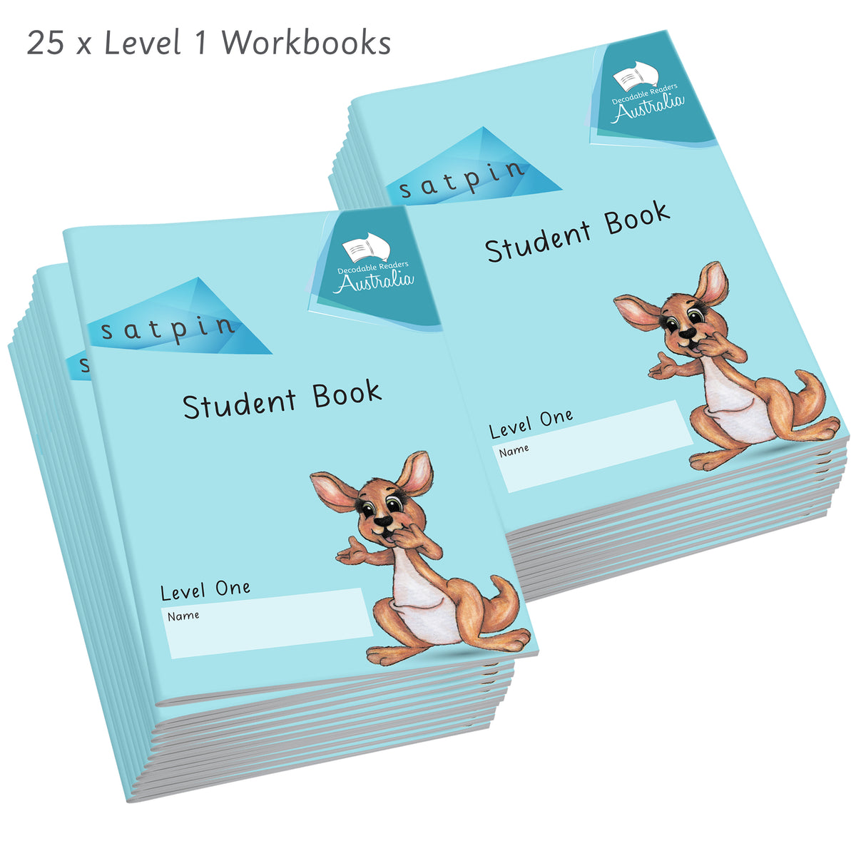 Phonics Workbook Level 1 - Classroom Pack (25) – Decodable Readers ...