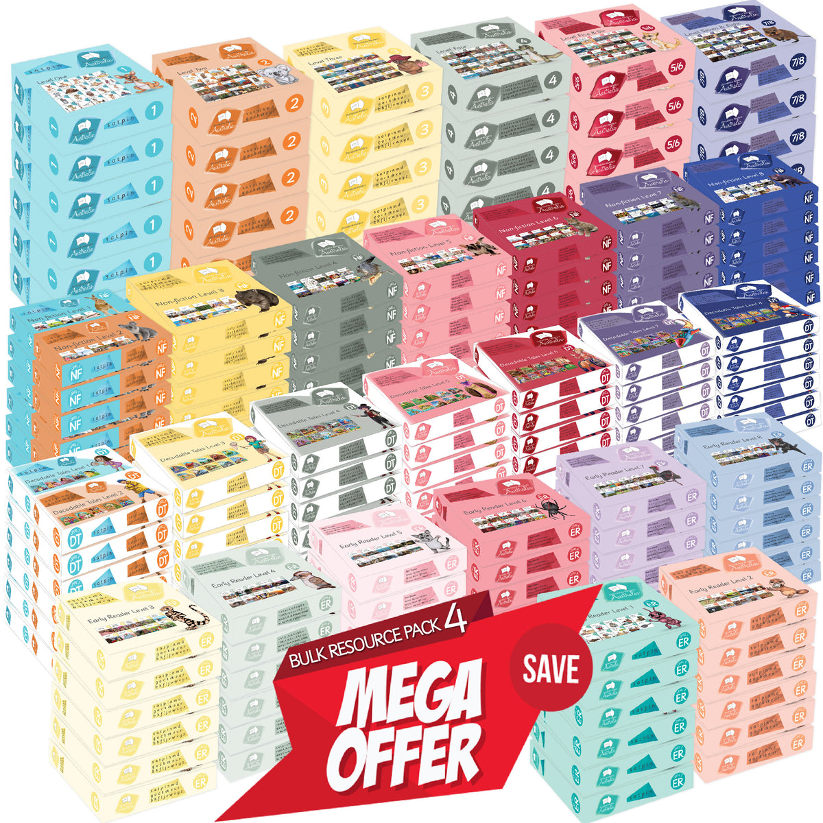 Bulk Resource Pack 4 – Decodable Readers Australia