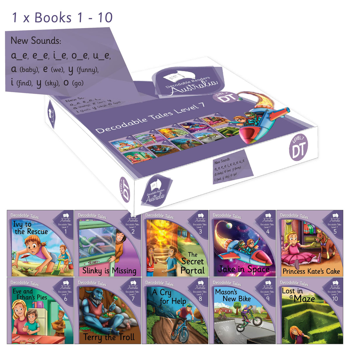 Decodable Tales Level 7 - Individual Set – Decodable Readers Australia
