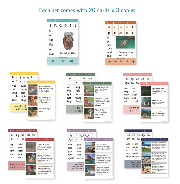 Word Warm Up - SOR Toolkit Component – Decodable Readers Australia