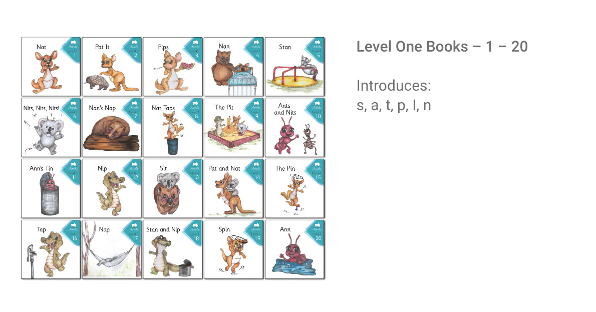 Main Fiction Series Complete INDIVIDUAL Set - Levels 1 - 8 – Decodable ...