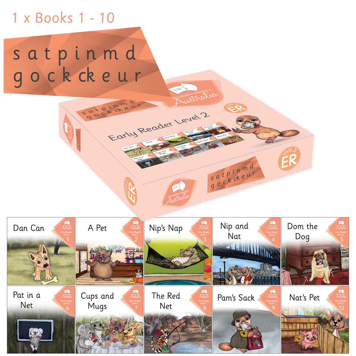 Early Reader Fiction Series Complete INDIVIDUAL Set - Level 1-8 ...