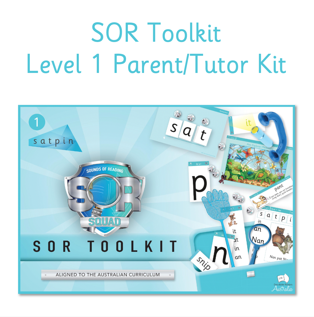 SOR Toolkit (Sounds Of Reading) Level 1 - Parent/Tutor Kit – Decodable ...