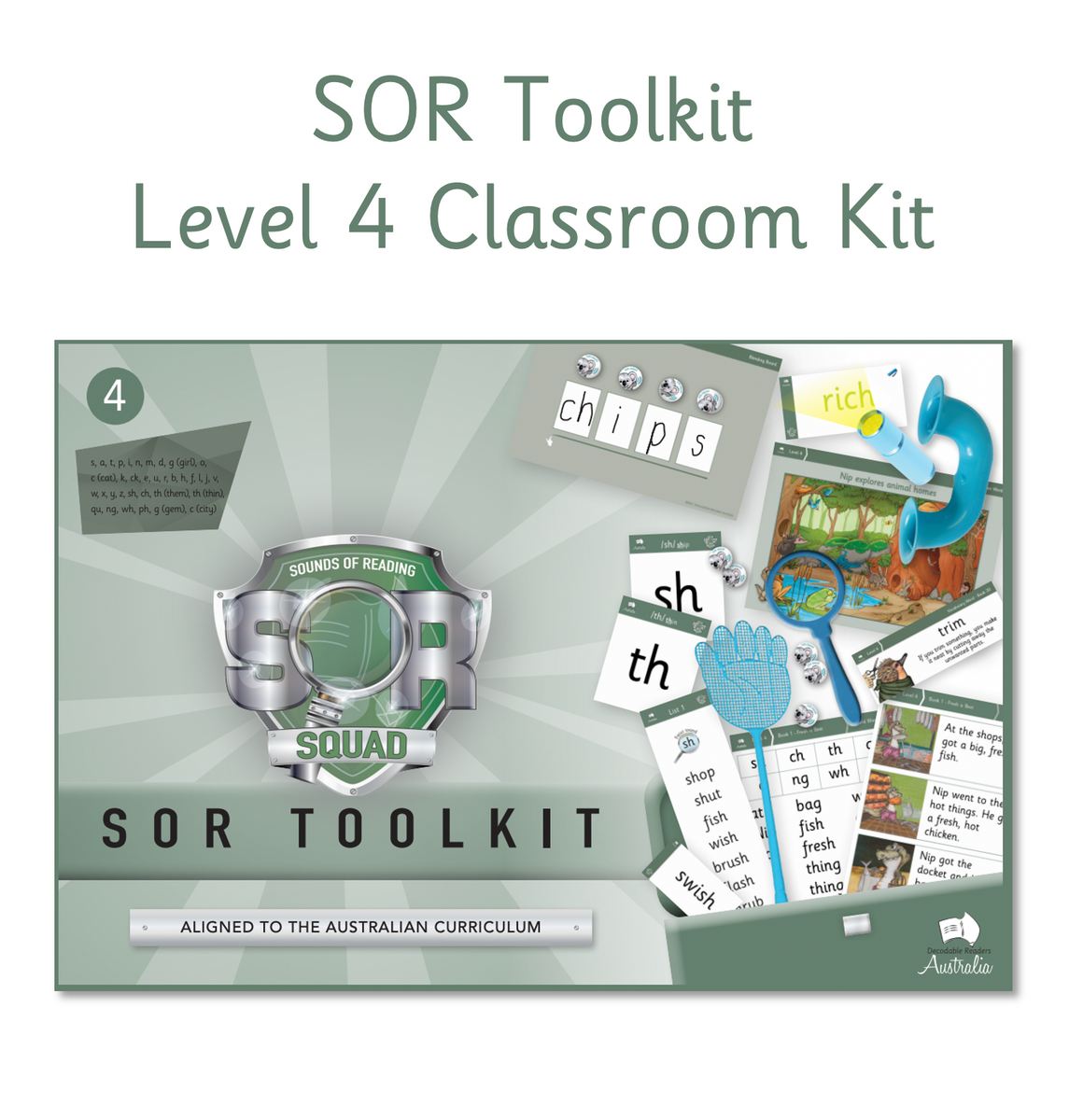 SOR ToolKit (Sounds Of Reading) Level 4 - Classroom Kit – Decodable ...