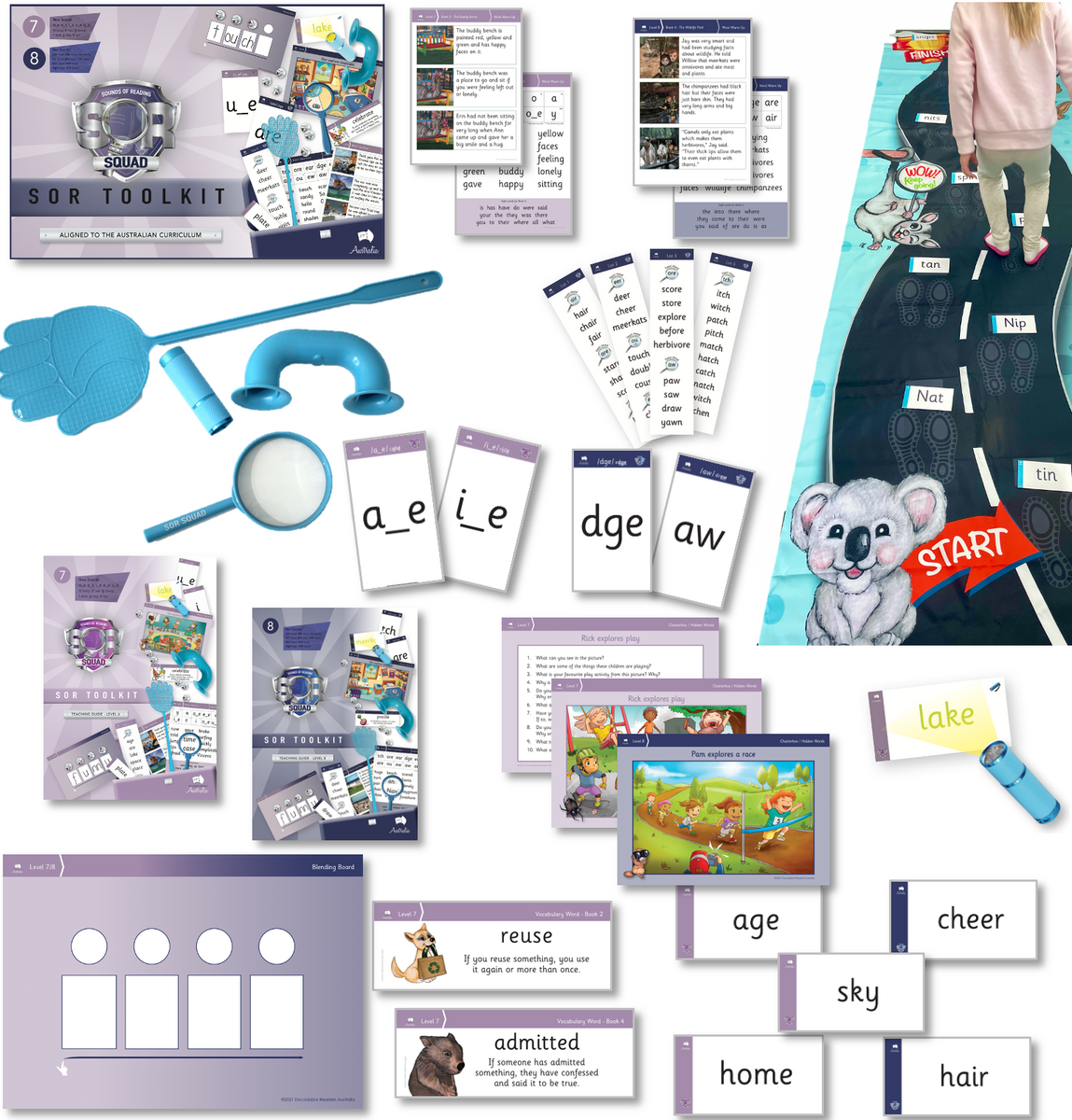 SOR Toolkit (Sounds Of Reading) Level 7/8- Parent/Tutor Kit – Decodable ...