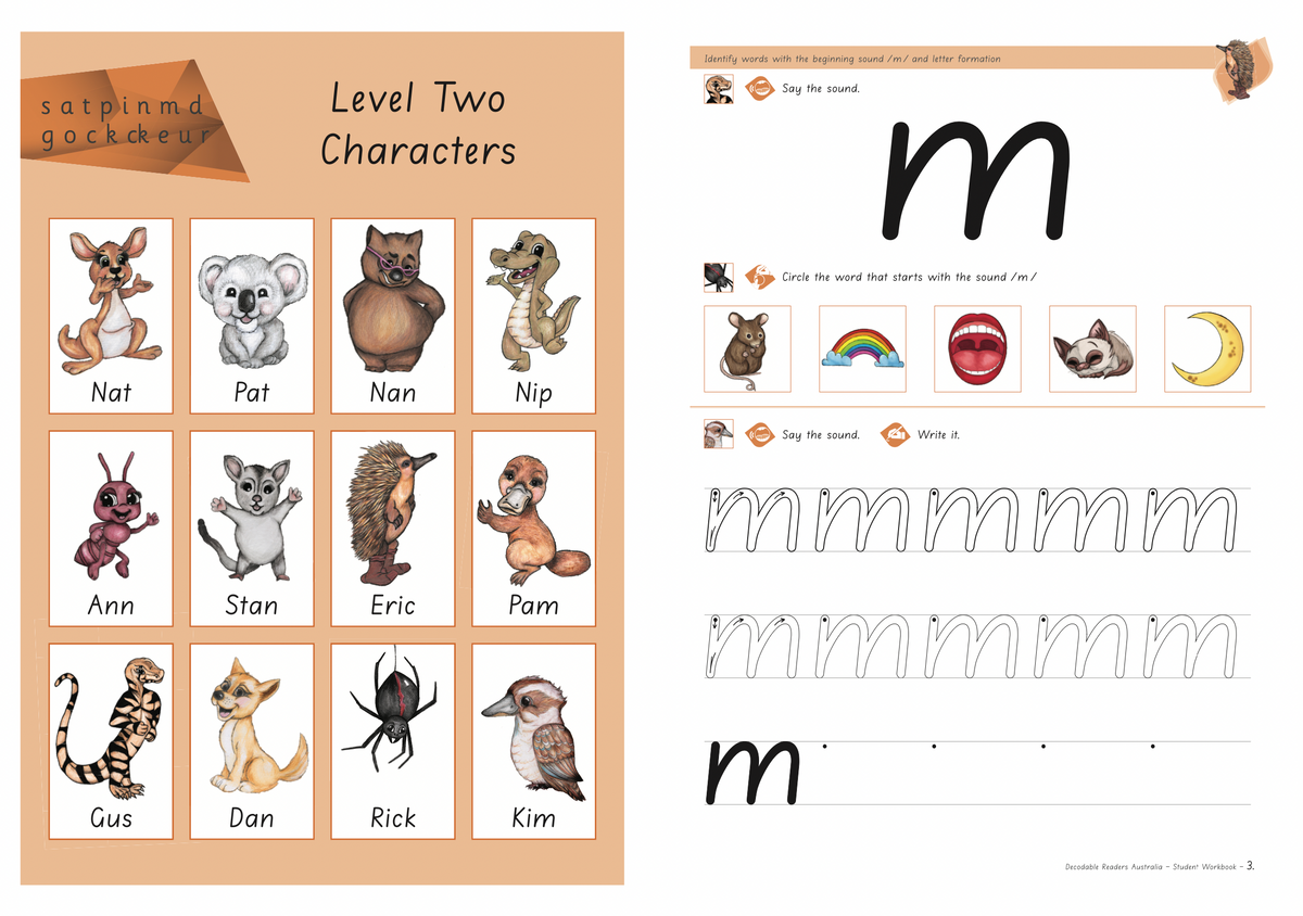 Phonics Workbook Level 2 – Decodable Readers Australia